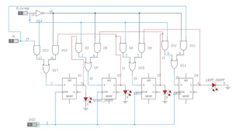 Bit Bi Directional Shift Register Multisim Live