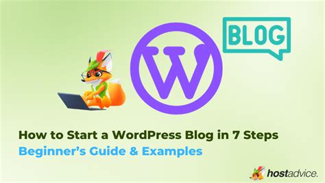 How To Start A WordPress Blog In 7 Steps