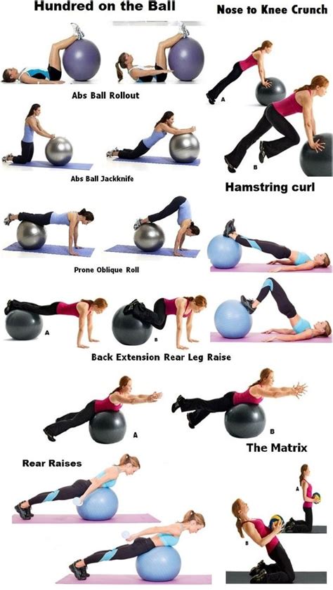 Printable Ball Exercises