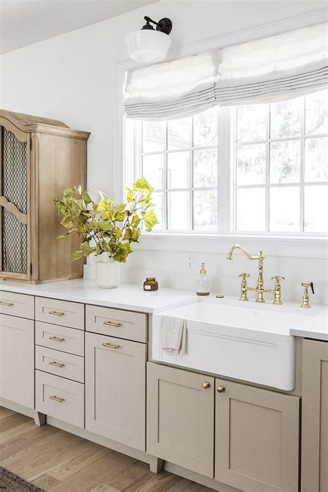 17 Gorgeous Greige Kitchen Cabinets Chrissy Marie Blog Kitchen