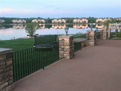 Lakeview Wrought Iron Deck Rail Great Lakes Metal Fabrication