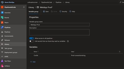 azure pipeline variables colin s alm corner