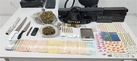 PM apreende grande quantidade de drogas sintéticas em Paranaguá