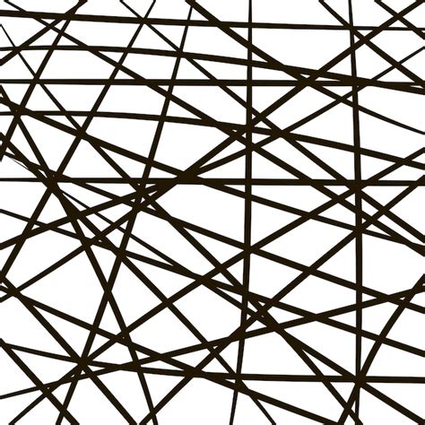 Premium Vector Intersecting Lines Stripes Random Grid Thickets Of