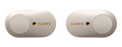 Słuchawki bezprzewodowe Sony srebrne WF 1000XM3S Słuchawki