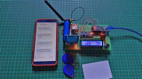 RFID Based Attendance System Using Arduino SIM800L Module