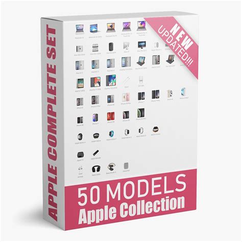Apple Collection 50 Modelos Modelo 3D 199 Max 3ds C4d Fbx Ma