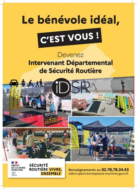 La sécurité routière de la Seine Maritime recrute des bénévoles