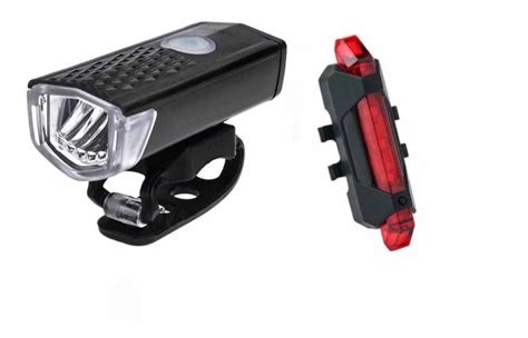 Kit Luz Luces Para Bicicleta L Mpara Linterna Delantera Frontal Luz