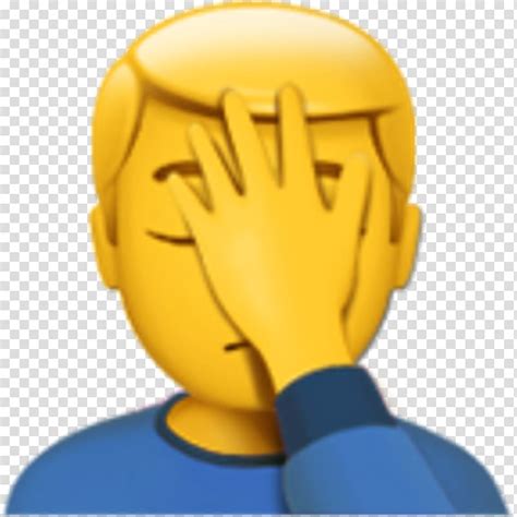 Emoji Facepalm Emoticon Clip Art Slapping Png 1024x1024px Emoji