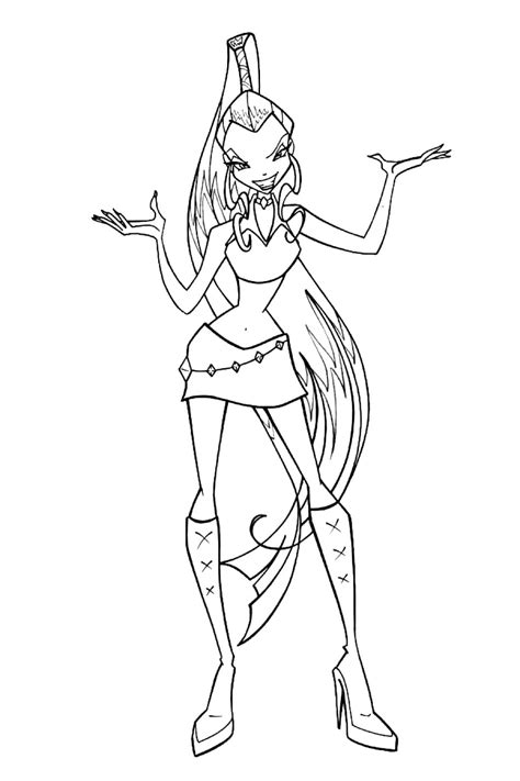 Dibujos De El Club Winx Para Colorear Imprimir Y Pintar