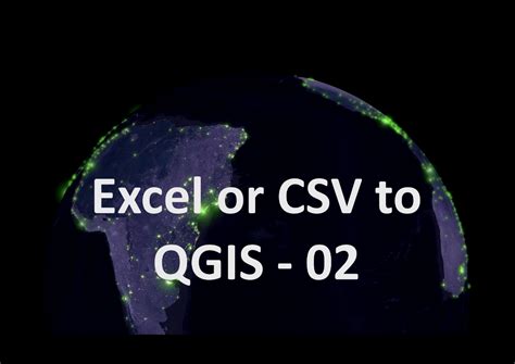 Excel Or CSV To QGIS Part 2 BurdGIS