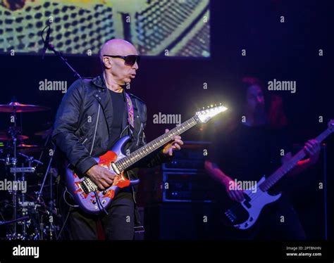 Naples Italy 26 04 2023 Joe Satriani At The Augusteo Theater In