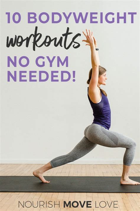 5 Best Bodyweight Workouts To Build Muscle Nourish Move Love