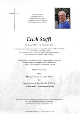 Erich Steffl Bestattung Kallaus