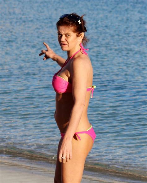 Danniella Westbrook Flashes Plastic Nude Tits On The Beach Scandal
