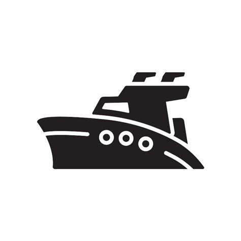 Viking Boat Glyph SVG Vectors And Icons SVG Repo