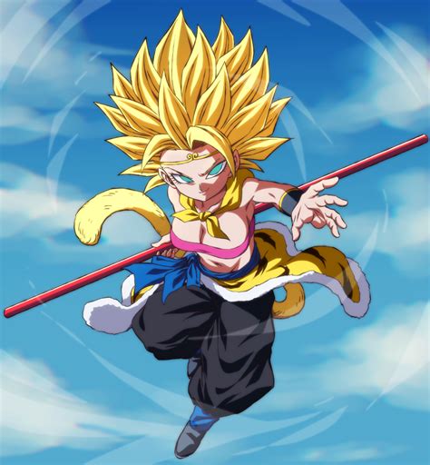 Sun Wukong And Caulifla Dragon Ball And 1 More Drawn By Rom 20