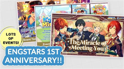 Ensemble Stars Music EN 1st Anniversary Celebration YAY YouTube