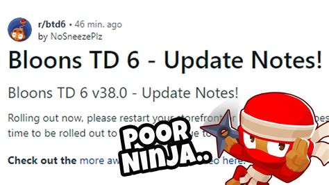Bloons Td Update Patch Notes Are Crazy Youtube