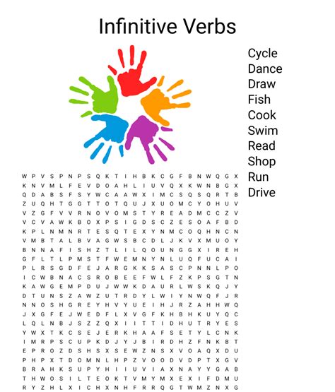 Regular And Irregular Verbs Word Search Wordmint