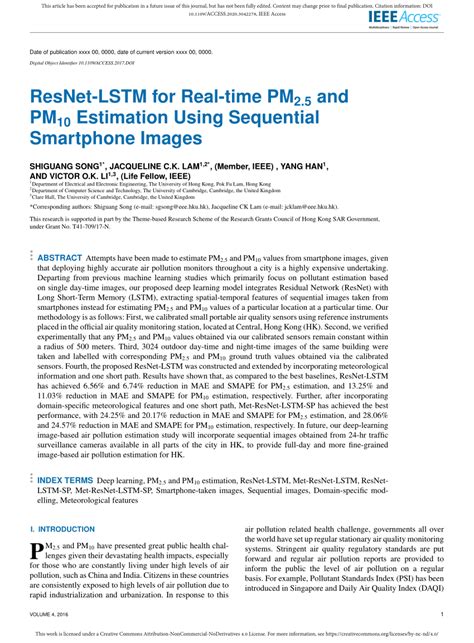 pdf resnet lstm for real time pm2 5 and pm10 estimation using sequential smartphone images