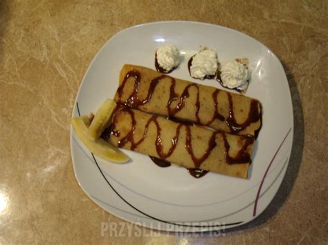 Naleśniki z bananami i czekoladą przepis Archiwum PrzyslijPrzepis pl