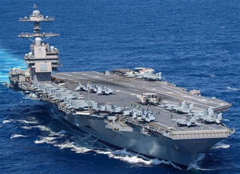 Le Plus Grand Porte Avions Du Monde L USS Gera