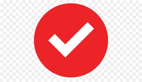 Red Check Symbol