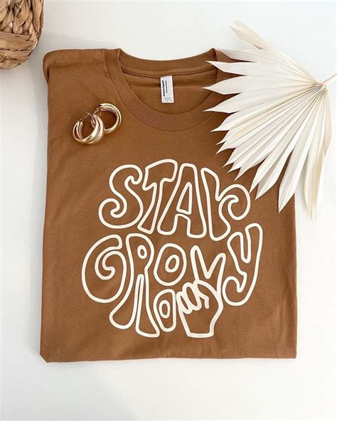 Stay Groovy Graphic Tee Groovy Shirt Retro Shirt Boho Shirt Cute