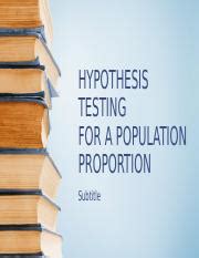 Chapter Categorical Data Analysis Proportion Updated Hypothesis