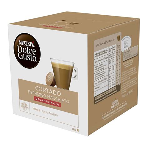 Comprar Estuche 16 cápsulas NESCAFE DOLCE GUSTO café Cortado Espresso