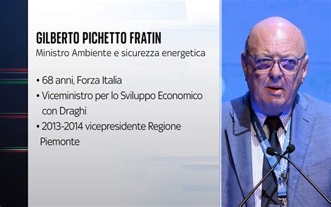 Chi Gilberto Pichetto Fratin Il Nuovo Ministro Dellambiente E Della