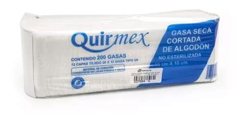 Gasas No Est Riles Esponja Quirmex Paquete C Piezas Mercadolibre