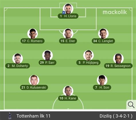 Mackolik On Twitter Premier Lig Tottenham Arsenal 19 30