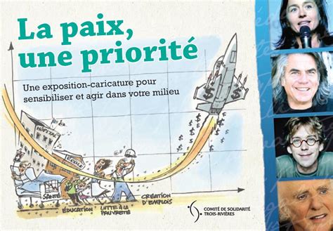Réseau In Terre Actif Expo caricatures La paix une priorité