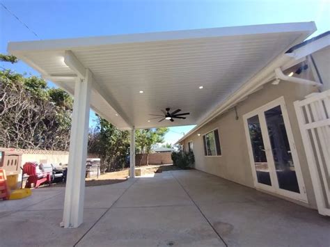 DIY Alumawood Patio Cover Kits Solid Attached Patio Covers Metal