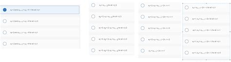 solved give a recursive definition of the sequence {an} n