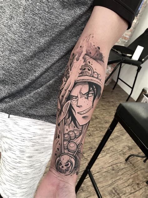 Tattoo OnePiece TattooPortgasDAce Portgas D Ace TattooOnePiece