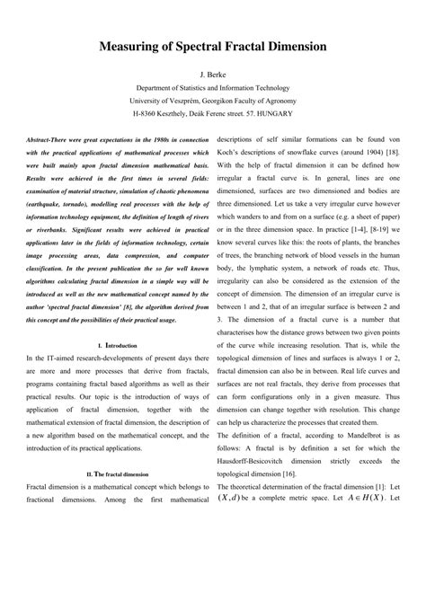 [pdf] measuring of spectral fractal dimension
