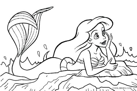 Princess Ariel Coloring Pages At Getcolorings Free Printable The