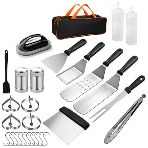 Professional BBQ Tools Set Griddle Acess Rios Esp Tula De Churrasco