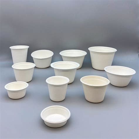 Eco Friendly Disposable Sugarcane Pulp Soup Bowl 8 5oz Biodegradable
