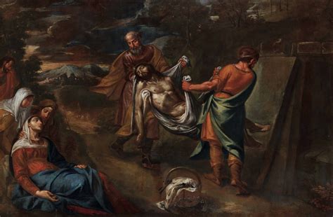 Scuola Veneta Del Xvii Secolo Deposizione Di Cristo Asta Old Masters