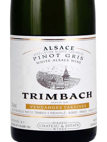 Trimbach Pinot Gris Alsace Vendanges Tardives Vivino 日本