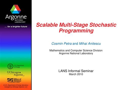 ppt scalable multi stage stochastic programming powerpoint presentation id 478622