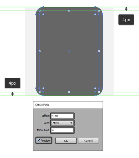 Comparing The Two Methods For Creating Line Icons Offset Paths Vs Strokes