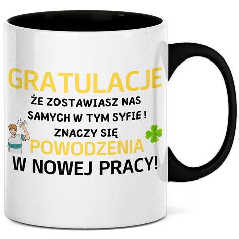 KUBEK PREZENT DLA PRACOWNIKA POWODZENIA W PRACY KUBEK DLA PRACOWNIKA