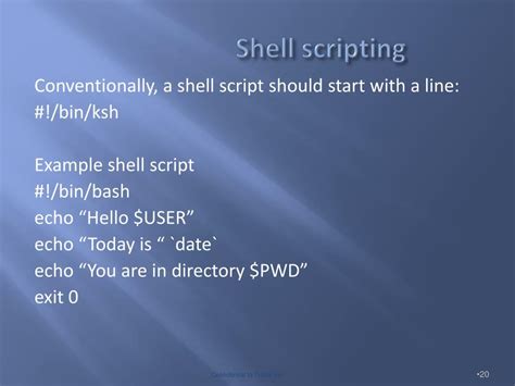 ppt introduction to unix and shell scripting powerpoint presentation id 3532194
