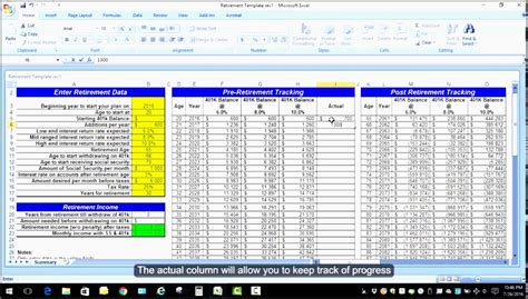 8 Create Excel Retirement Planner For Free SampleTemplatess